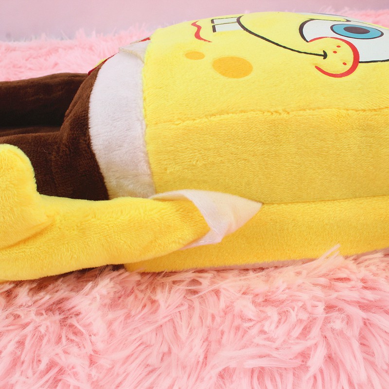 Cute Spongebob Plush Slippers Indoor Shoes - giftcartoon