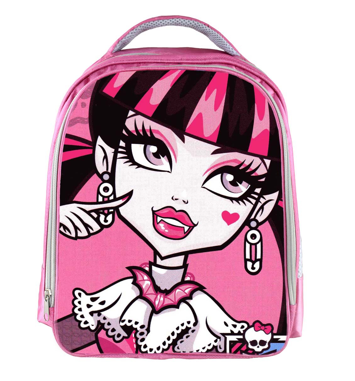 Monster High Backpack School Bag Pink - giftcartoon
