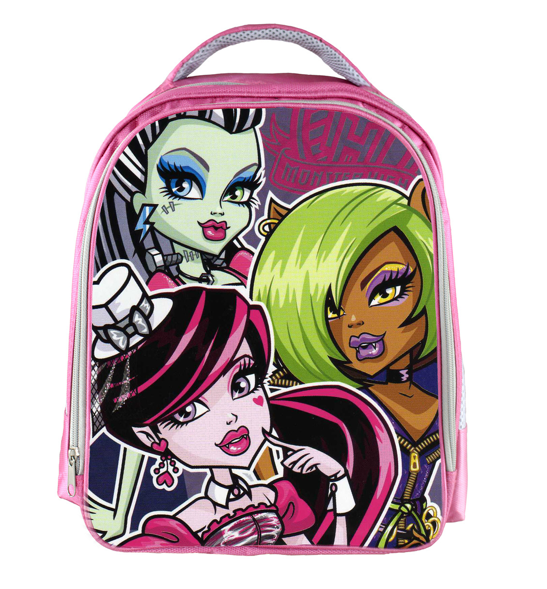 Monster High Backpack School Bag Pink - giftcartoon