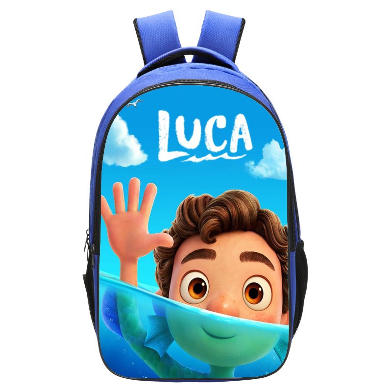 Luca Backpack School Bag Blue - giftcartoon