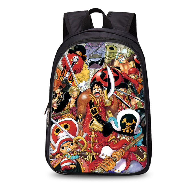 13 Inch ONE PIECE Backpack School Bag - giftcartoon