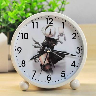 NieR:Automata 4″Alarm Clock with Battery Operated Loud Alarm Clock ...