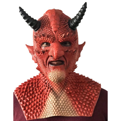 Diablo Belial Mask Helmet Latex Full Head Mask Cosplay Props - giftcartoon