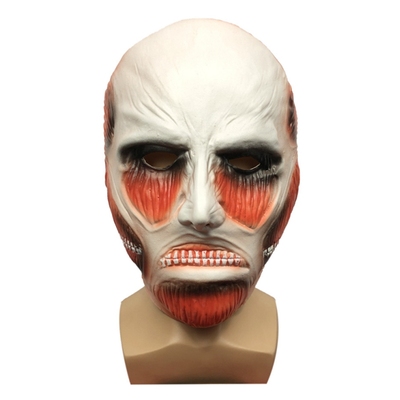 Attack On Titan Mask Helmet Latex Full Head Mask Cosplay Props ...